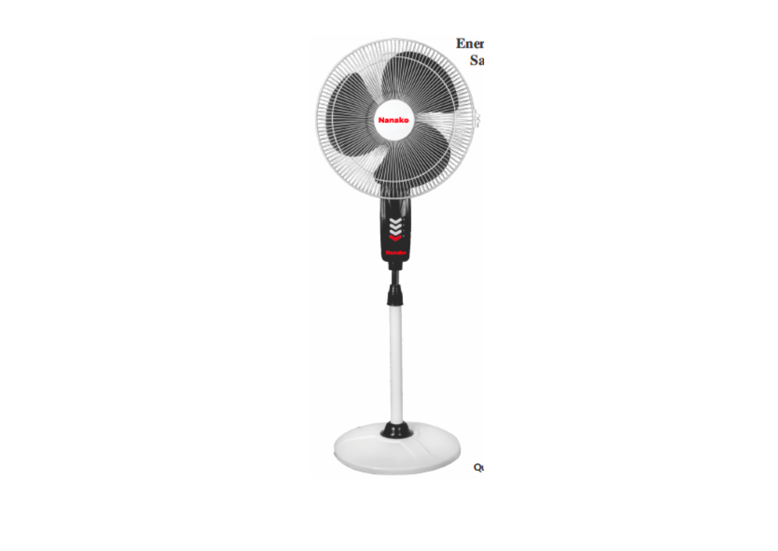 400 mm 3 Blade Pedestal Fan – nanakoin